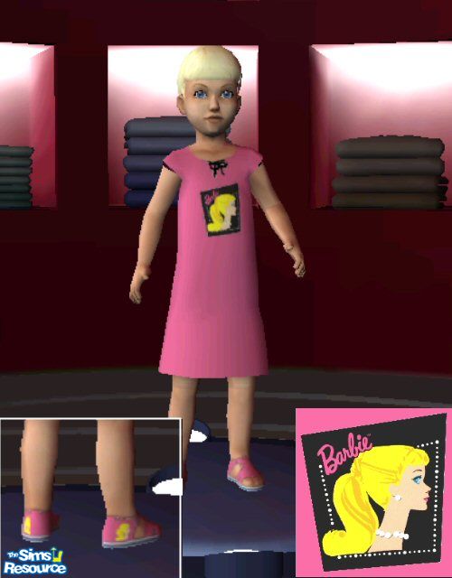 The Sims Resource | Barbie Dress