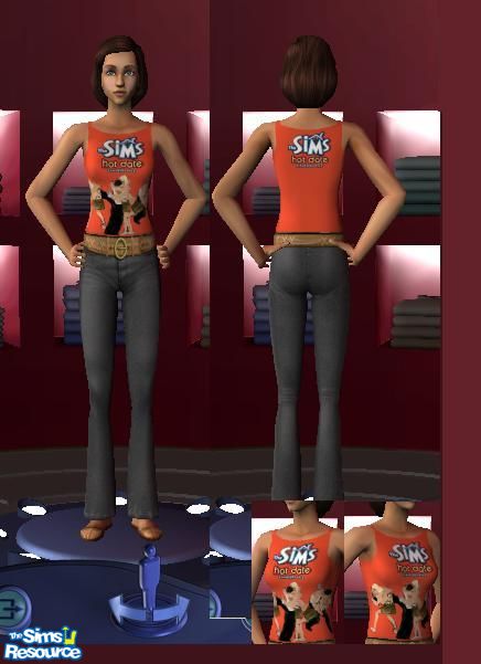 The Sims Resource | Hot Date Tank - Competition Entry