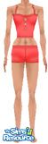 The Sims Resource | Firecracker Red Tankini