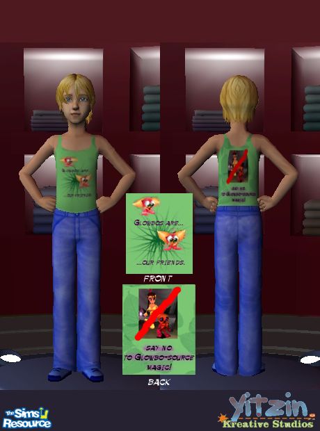 The Sims Resource - Pro-Glowbo strap shirt