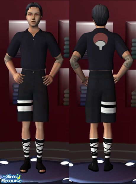 The Sims Resource | Sasuke's shirt