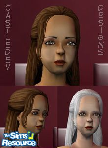 The Sims Resource | CDG Hair 6