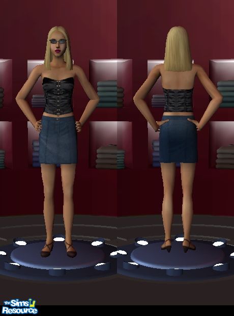 The Sims Resource | Sexy black top