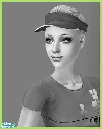 The Sims Resource - Visor Hat for Teen Females - MESH
