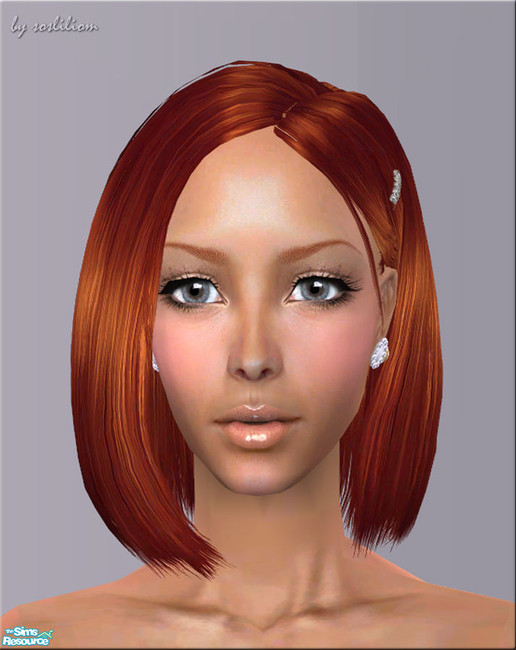 The Sims Resource - Peggy Hair Recolours - Red (E-D)