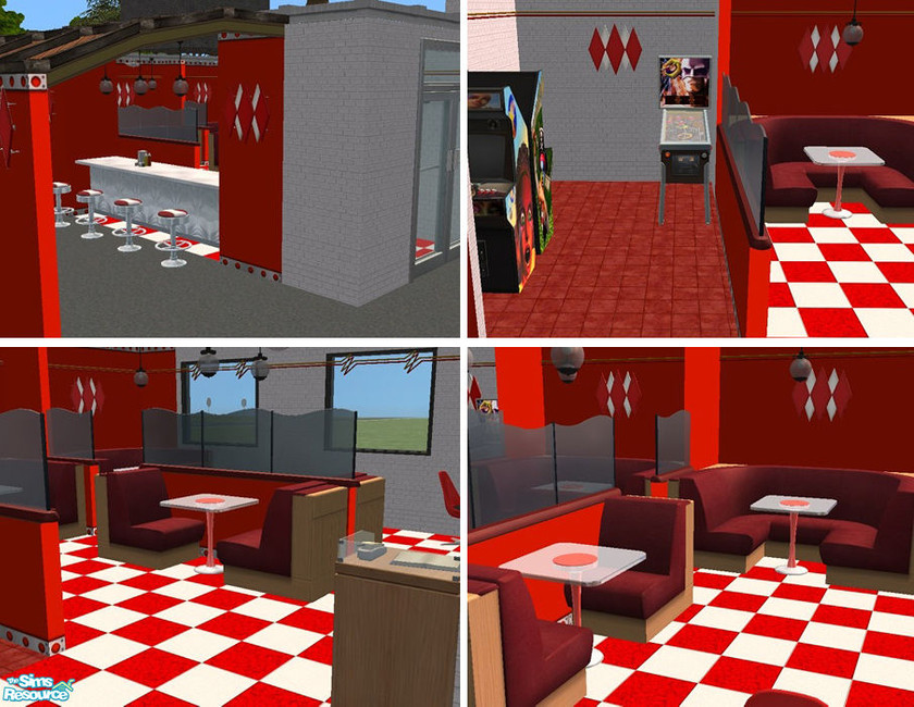 The Sims Resource - The Avu - Drive-In Movie Theater