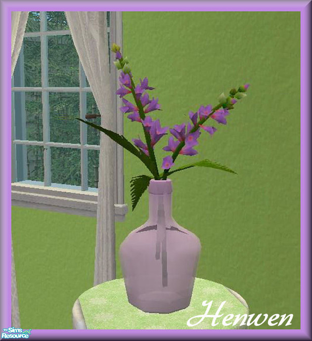 The Sims Resource - Snapdragon Bouquet Purple