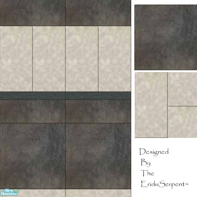 The Sims Resource - Stone Slab Wall & Floor Set