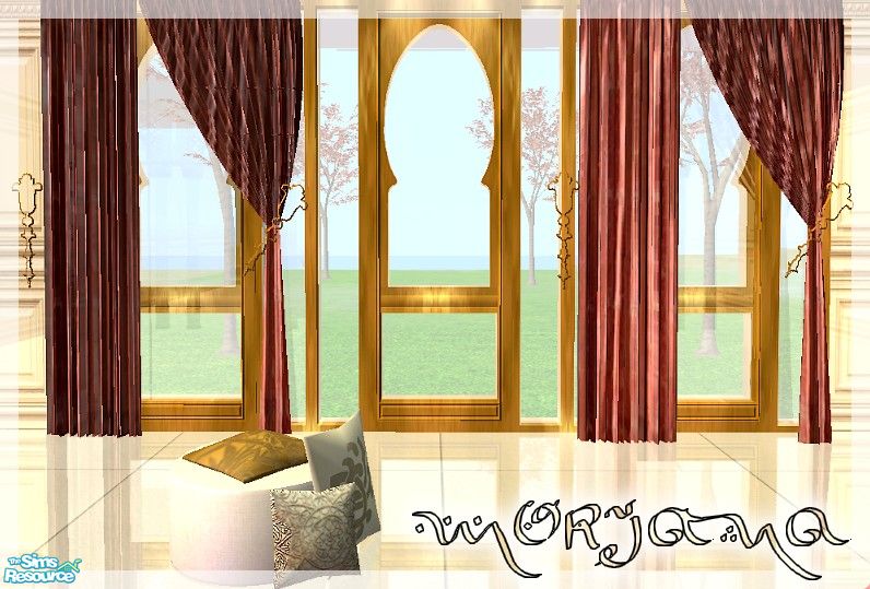 The Sims Resource - Morjana Bedroom - window recolor transparent