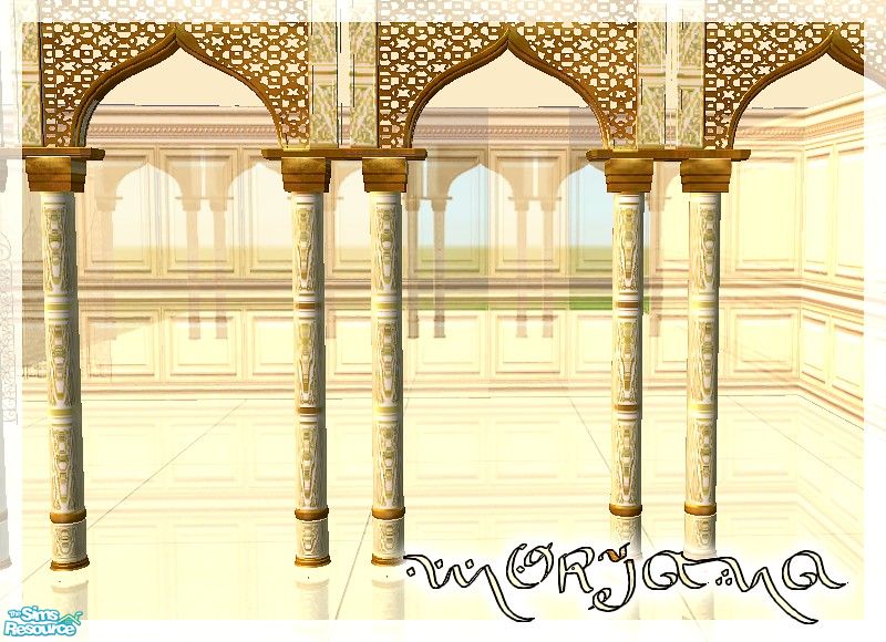 The Sims Resource | Morjana Bedroom - Moroccan column