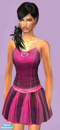 The Sims Resource - Pink dress