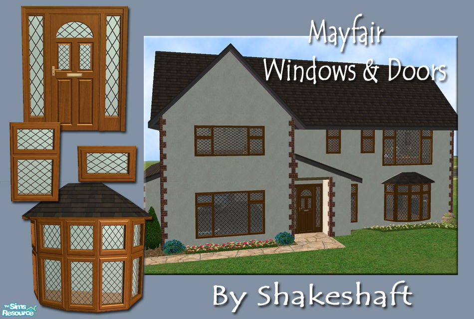 The Sims Resource - Mayfair Windows and Doors