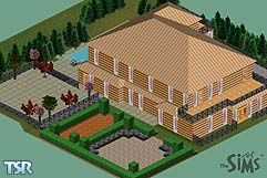The Sims Resource | 2 Story Log Cabin-Country Livin