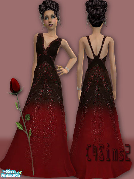 The Sims Resource | Formals 5 - Teens - Prom 4 Red-Black