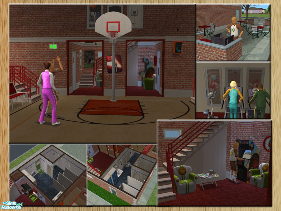 The Sims Resource | Basketball Arena