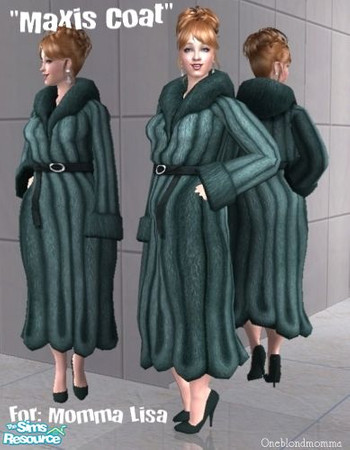 The Sims Resource | MAXIS CONVERSION of The Faux Fur Coat