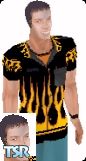 The Sims Resource | Flame Shirt