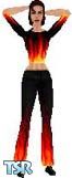 The Sims Resource - Fire Outfit