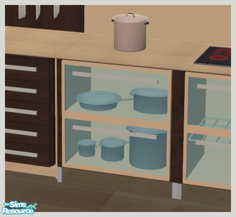 The Sims Resource - Constance Kitchen - Dark - Counter 2