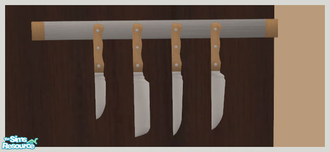The Sims Resource | Constance Kitchen - Dark - Knives