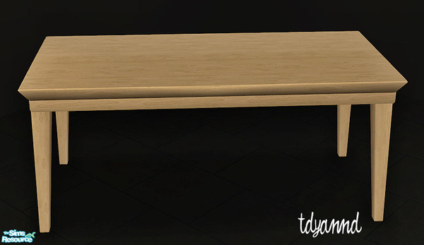 The Sims Resource - TC100 Soiree Dining Recolor 2 - Table